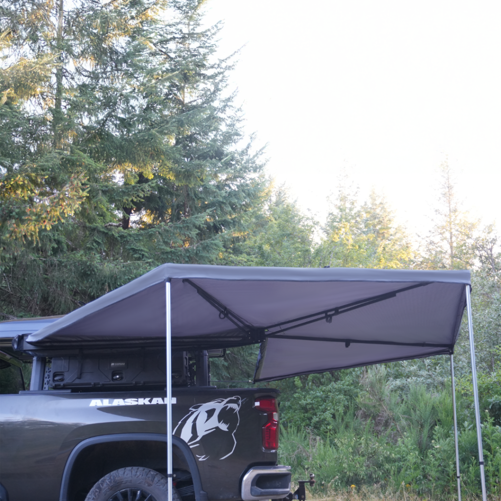 Batwing Awning with 270-Degree 7 Foot with Poles - Rooftop Tents Canada ...